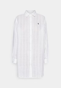 Polo Ralph Lauren BOYFRIEND SHIRT - Strandaccessoire - white/wit ...