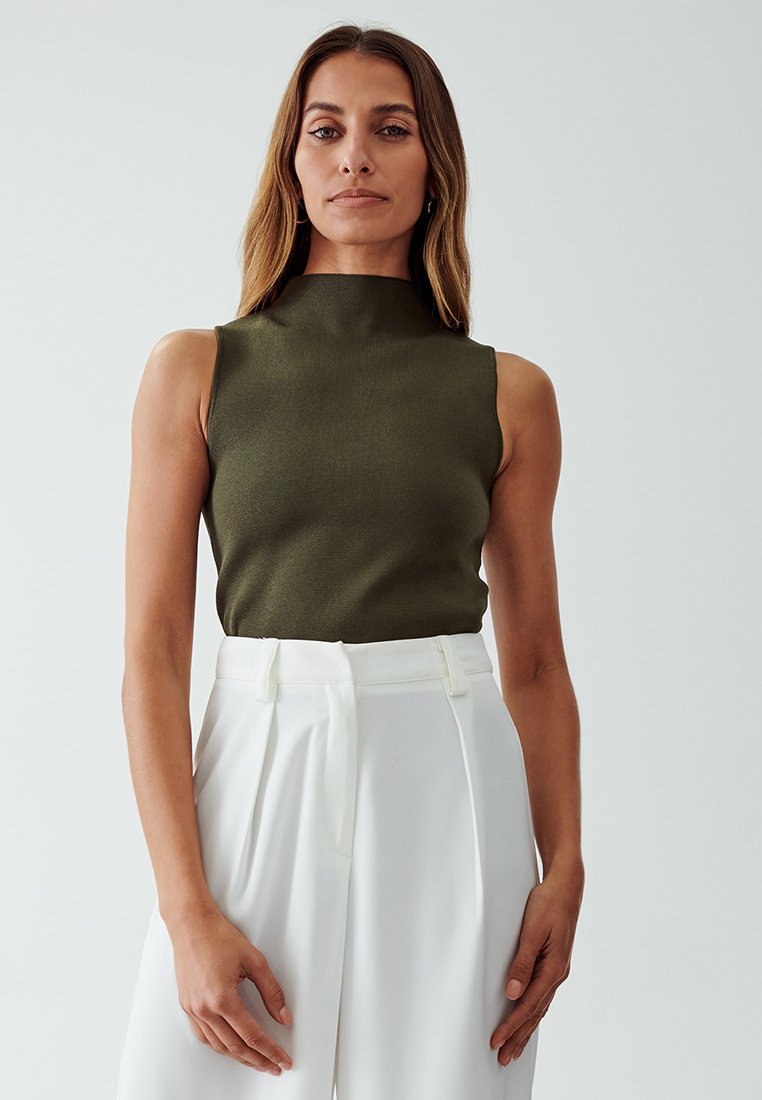 WILLA Top/ciemnozielony - Zalando.pl