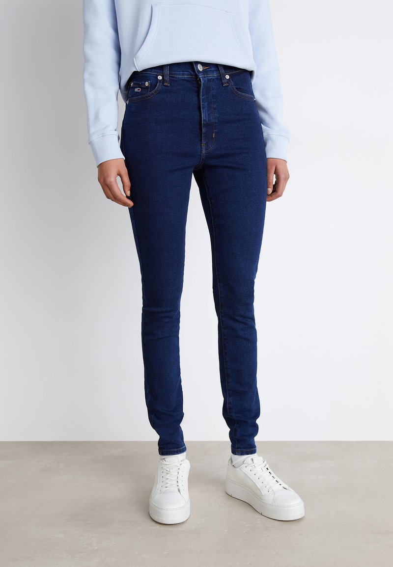 Tommy Jeans SYLVIA - Jeans Skinny Fit - denim dark/dark-blue denim ...