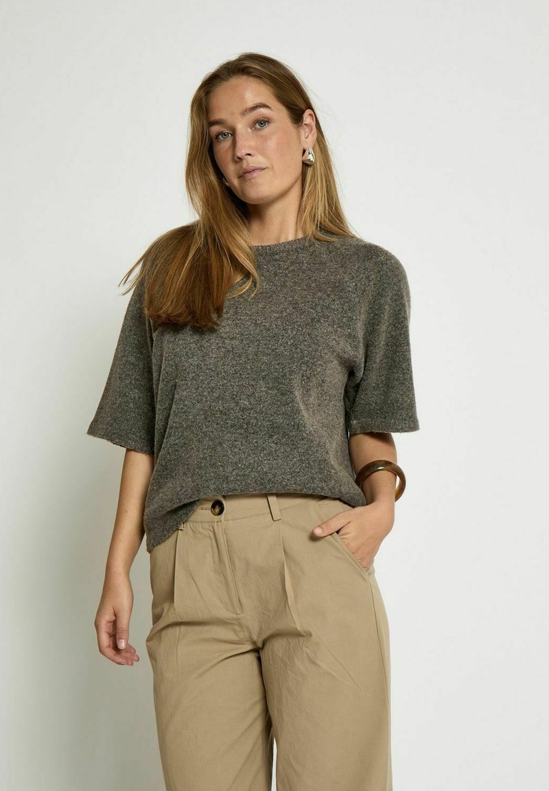 PEPPERCORN KATE GRS RWS - Blouse - walnut melange/marron - ZALANDO.FR