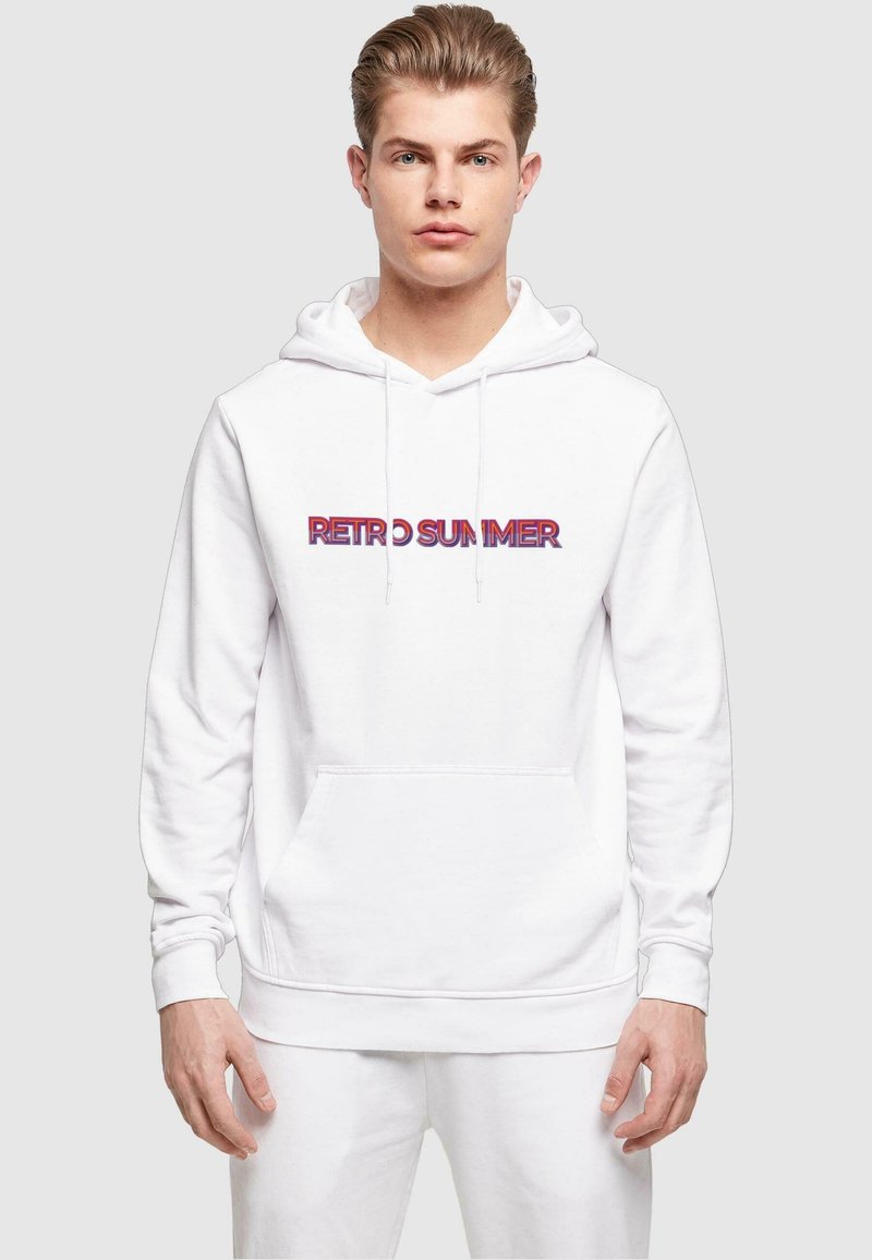 Merchcode SUMMER - RETRO BASIC - Hoodie - white/wit - Zalando.nl