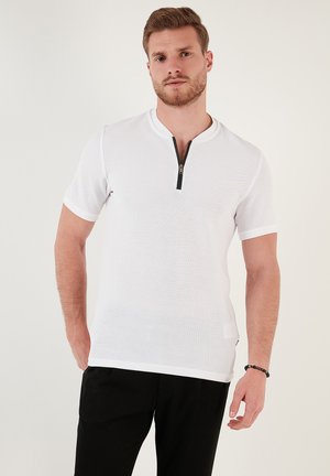 Casual Friday THEIS ZIPPER - T-shirt basic - navy blazer/blauw - Zalando.nl