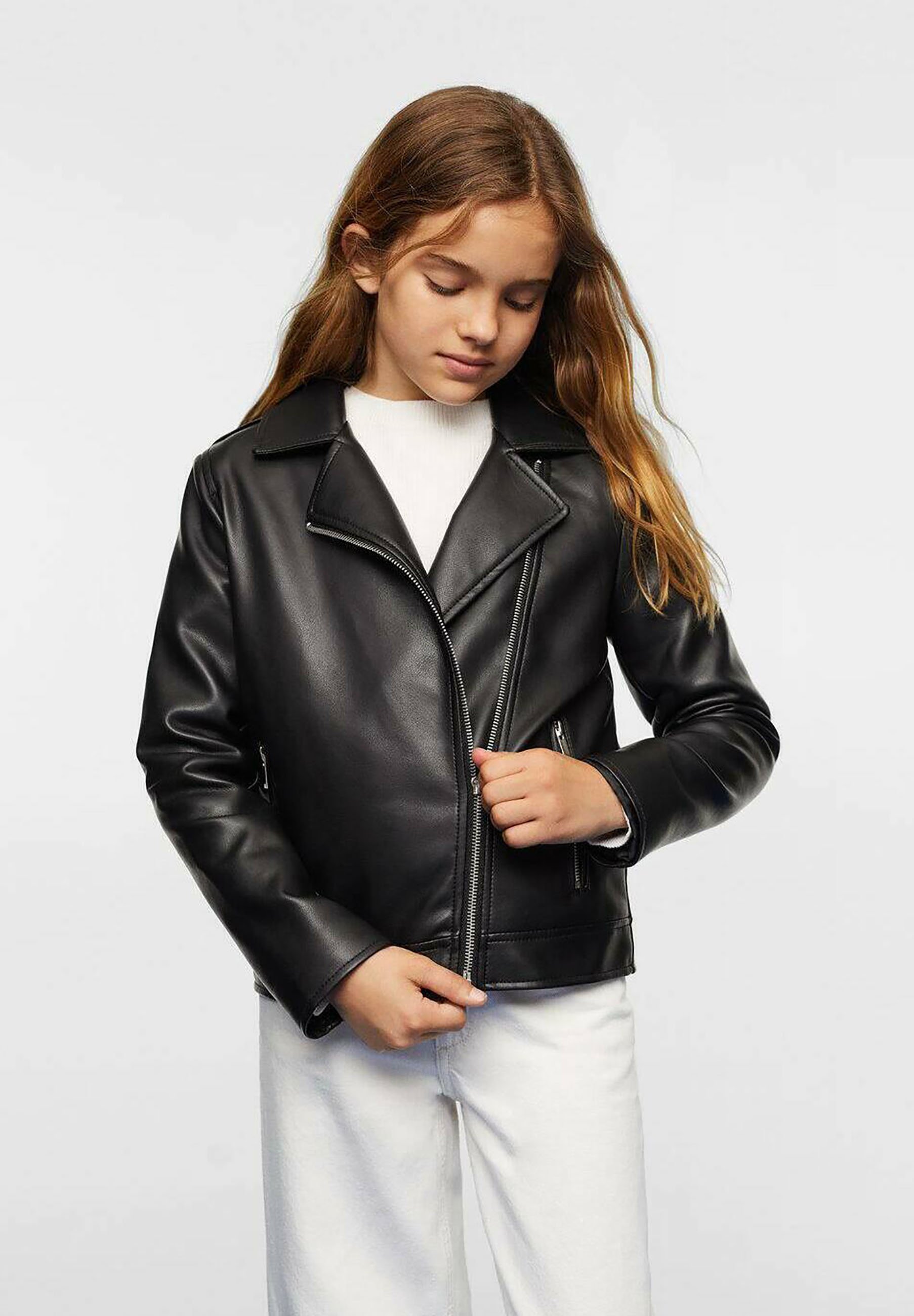 Black Leather Jacket For Kids