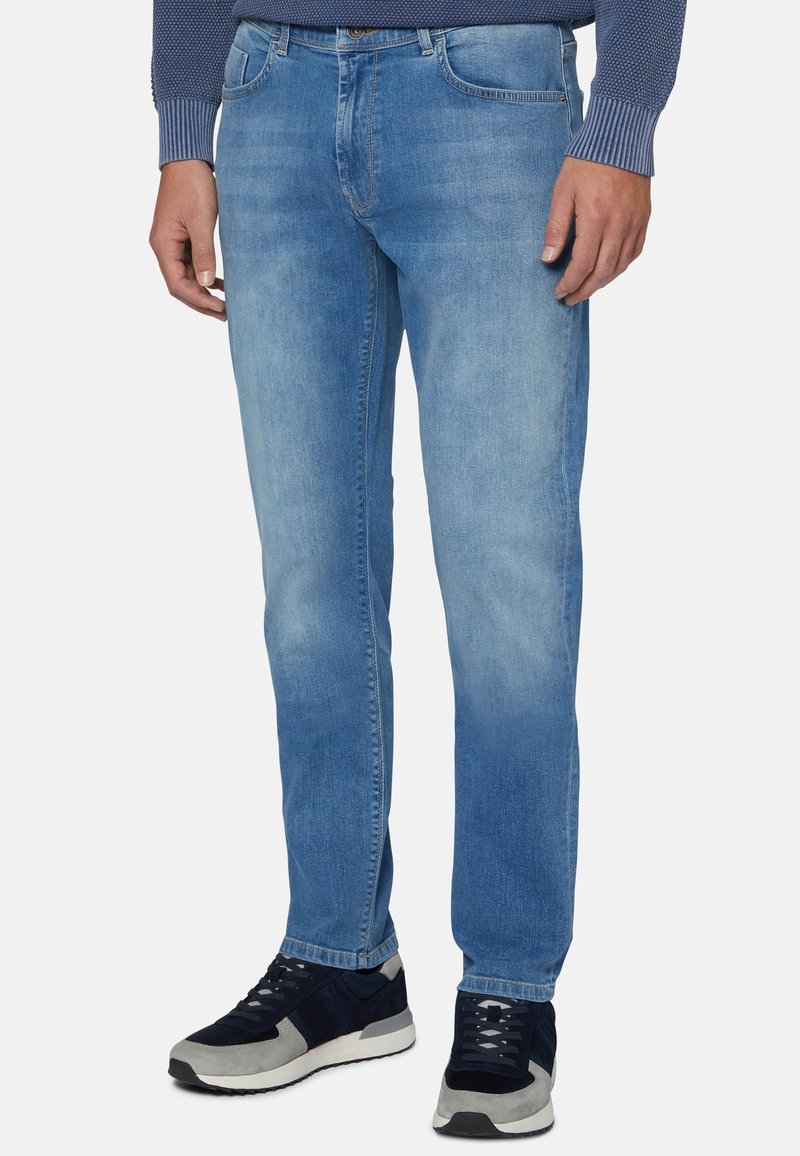 Boggi Milano 5 POCKETS - Vaqueros slim fit - light indigo/azul claro - Zalando.es