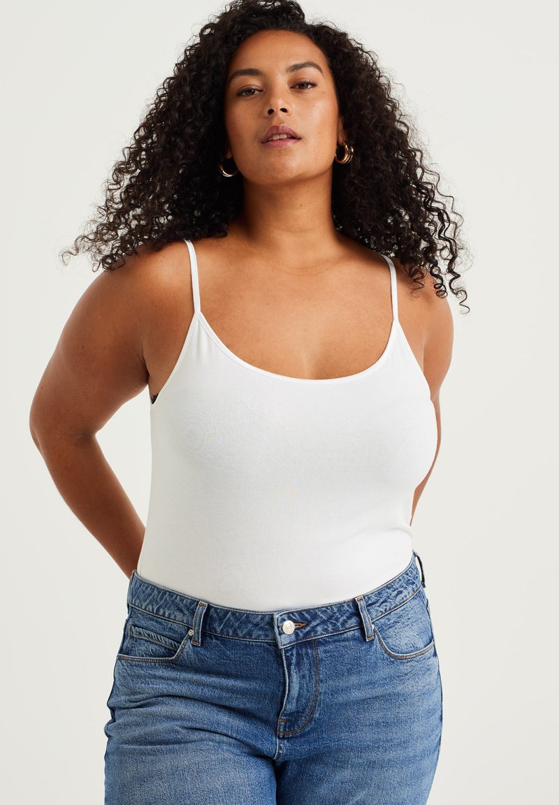 WE Fashion CURVE - Top - white/weiß - Zalando.de