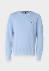 Tommy Hilfiger ESSENTIAL STRUCTURE CREW NECK - Pullover - hellblau/bleu - ZALANDO.FR