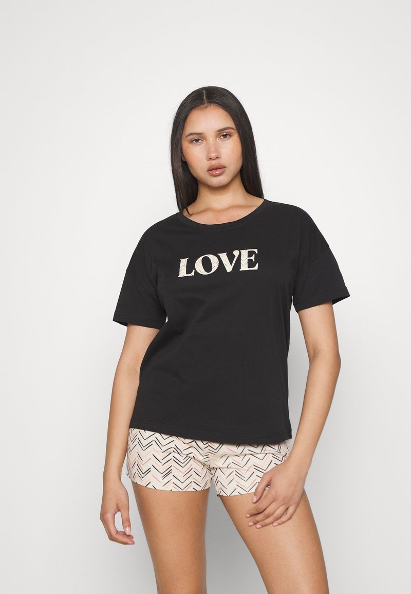 LASCANA VD Y - Piżama/czarny - Zalando.pl