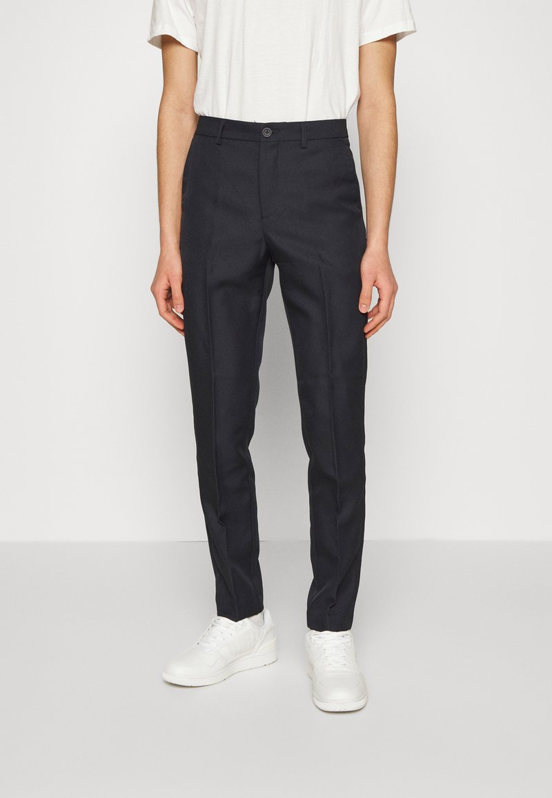 Only & Sons ONSEVE CLEAN PANT - Suit trousers - dark navy/dark blue ...