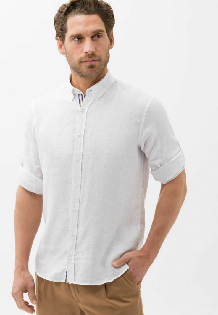 BRAX STYLE DIRK - Shirt - white - Zalando