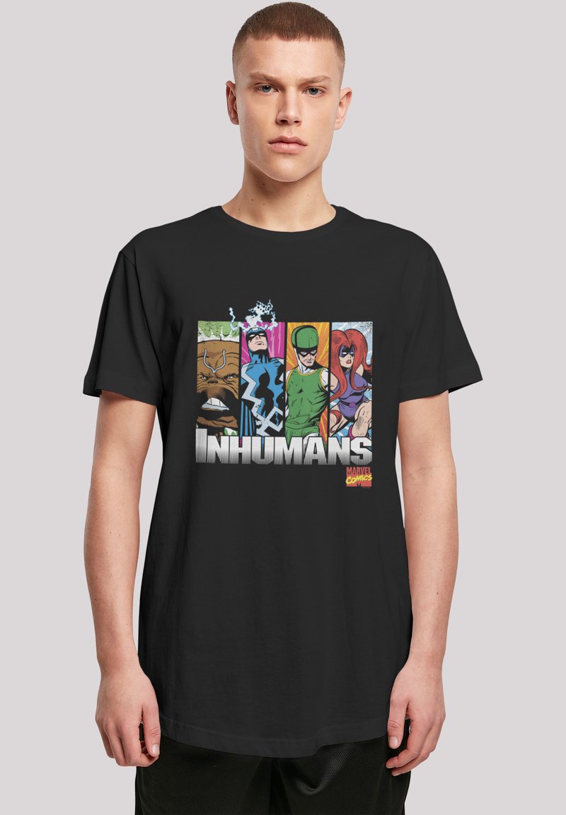 F4NT4STIC MARVEL INHUMANS - T-Shirt print - black/schwarz - Zalando.de