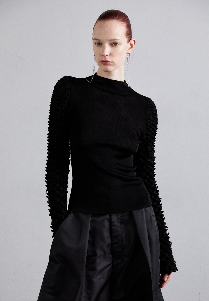 Chet Lo GRADIENT SPIKES LONG SLEEVE - Jumper - black - Zalando.ie