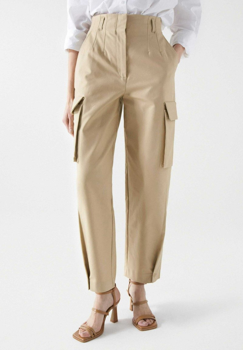 Salsa Jeans REGULAR - Pantalones cargo - beige - Zalando.es