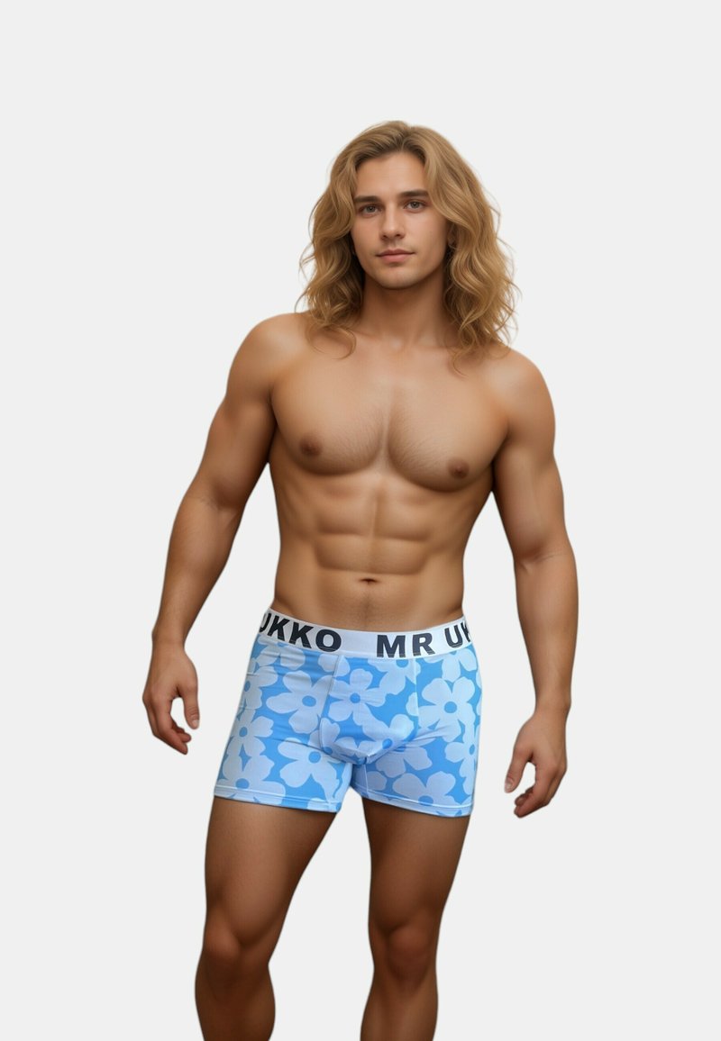 Mr Ukko 4 PACK CLASSY FLOWERS - Panties - light blue and yellow/blau - Zalando.de