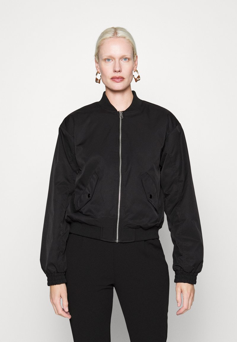 Vero Moda Tall VMALICE SHORT - Bomber Jacket - black - Zalando.ie
