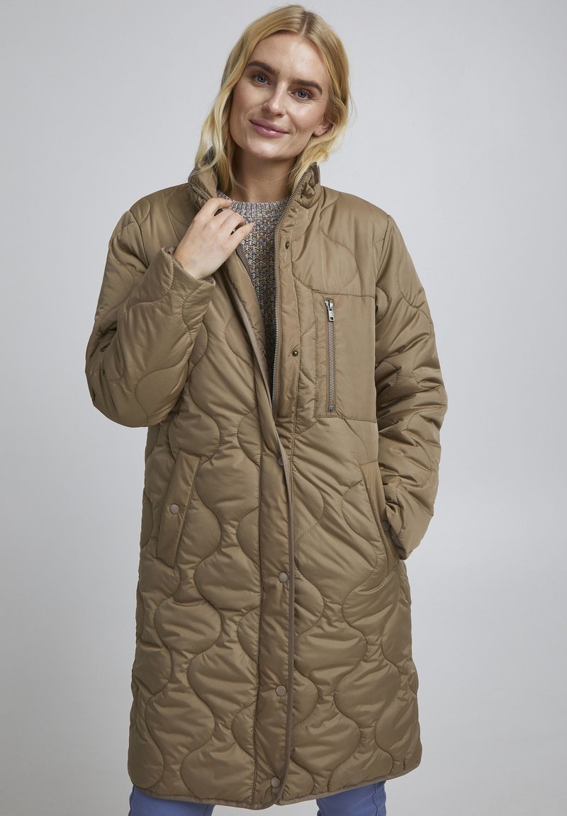 Fransa FRESQUILT 1 OUTERWEAR - Winter coat - pine bark/brown - Zalando