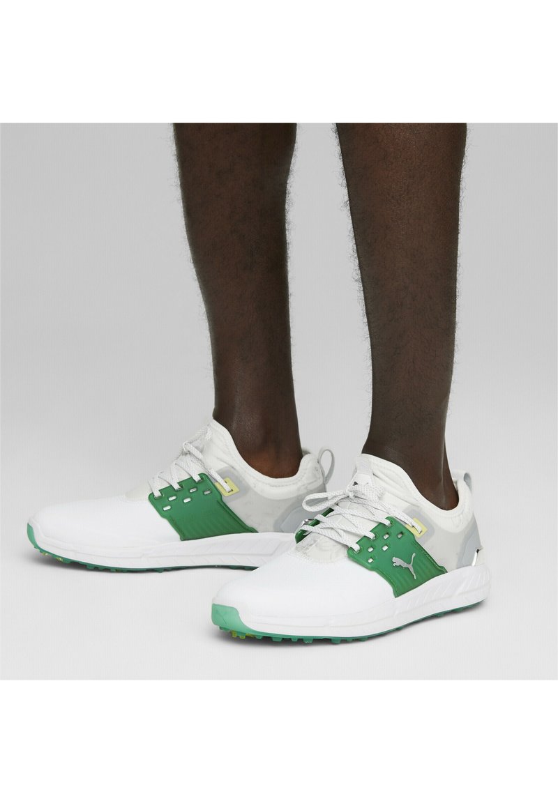Puma Golf IGNITE ARTICULATE AZALEA - Golfschuh - white flat light gray ...