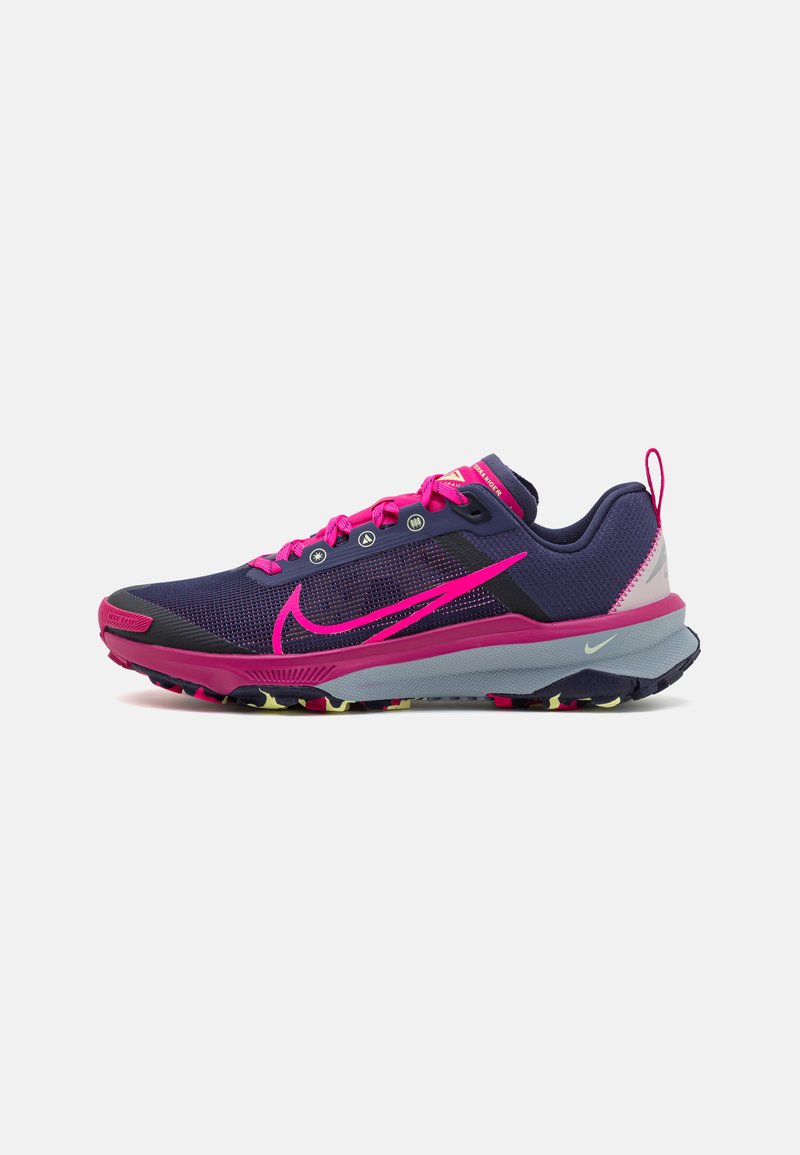 Nike Performance REACT TERRA KIGER 9 - Trail running shoes - purple ink ...
