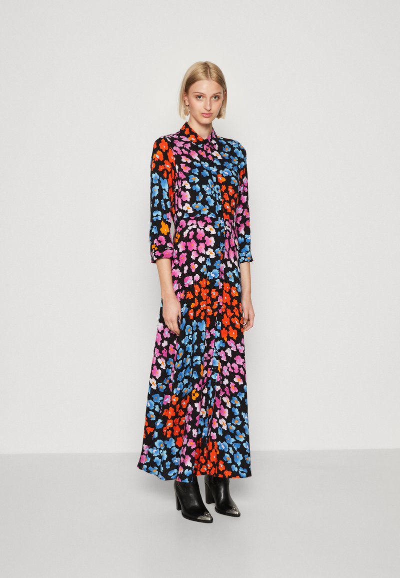 YAS SAVANNA - Maxikleid - black/liro/mehrfarbig - Zalando.ch