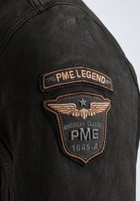 PME Legend Lederjacke - moonless night/schwarz - Zalando.ch