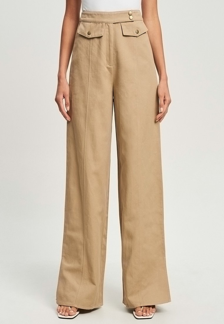 CALLI ASH - Trousers - soft beige/nude - Zalando.ie