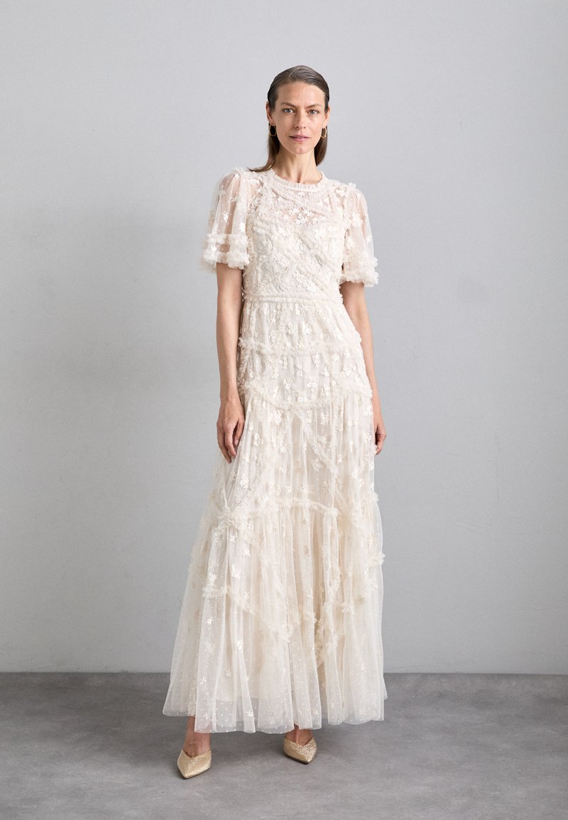 Needle & Thread GOWN - Pidulikud riided - cream/valkjas - Zalando.ee