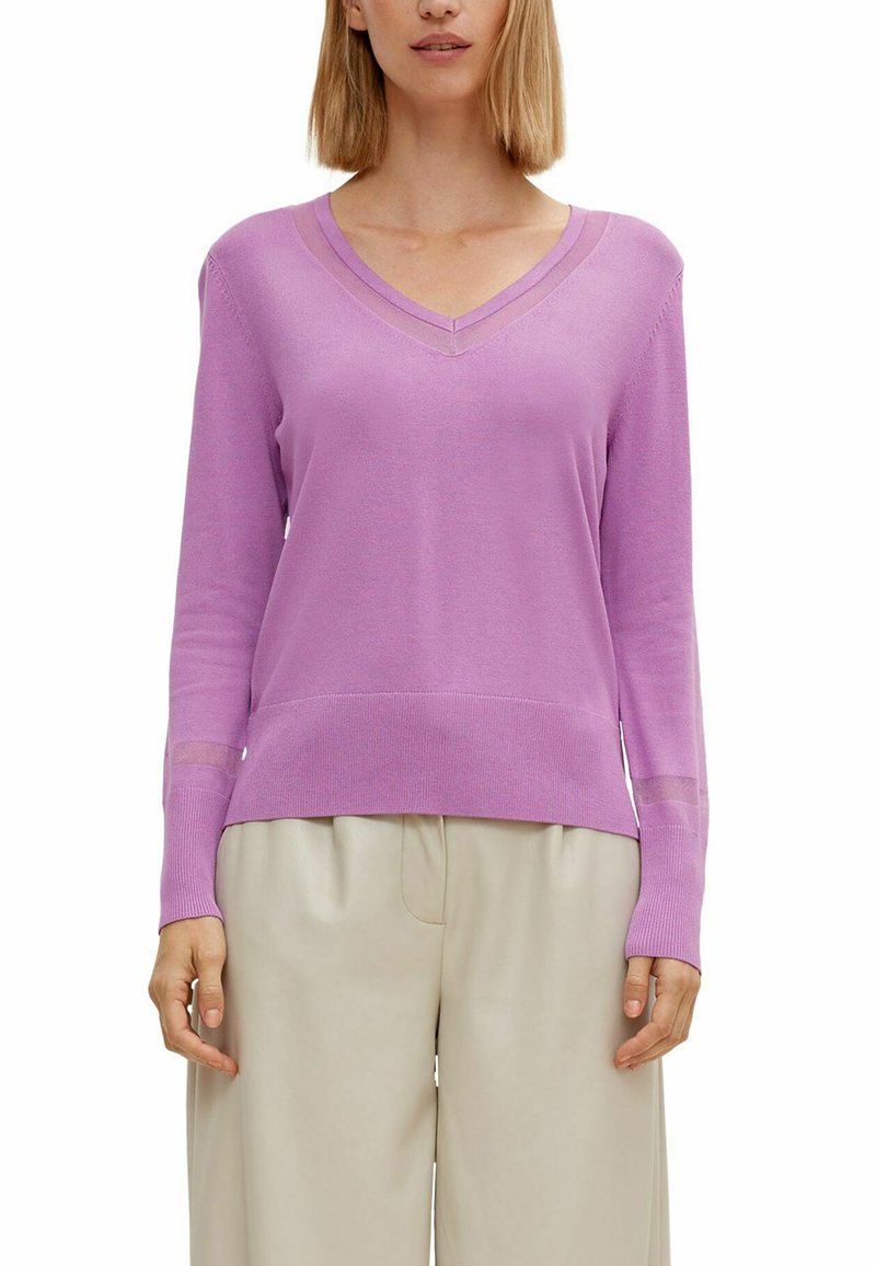 comma Strickpullover - pink - Zalando.de