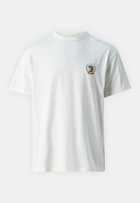 Tommy Jeans CREST FLAG TEE - T-shirt print - ancient white/wit - Zalando.nl