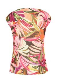 Cassis MIT TROPISCHEM BLUMENMUSTER - T-shirt print - pink/donkerroze ...