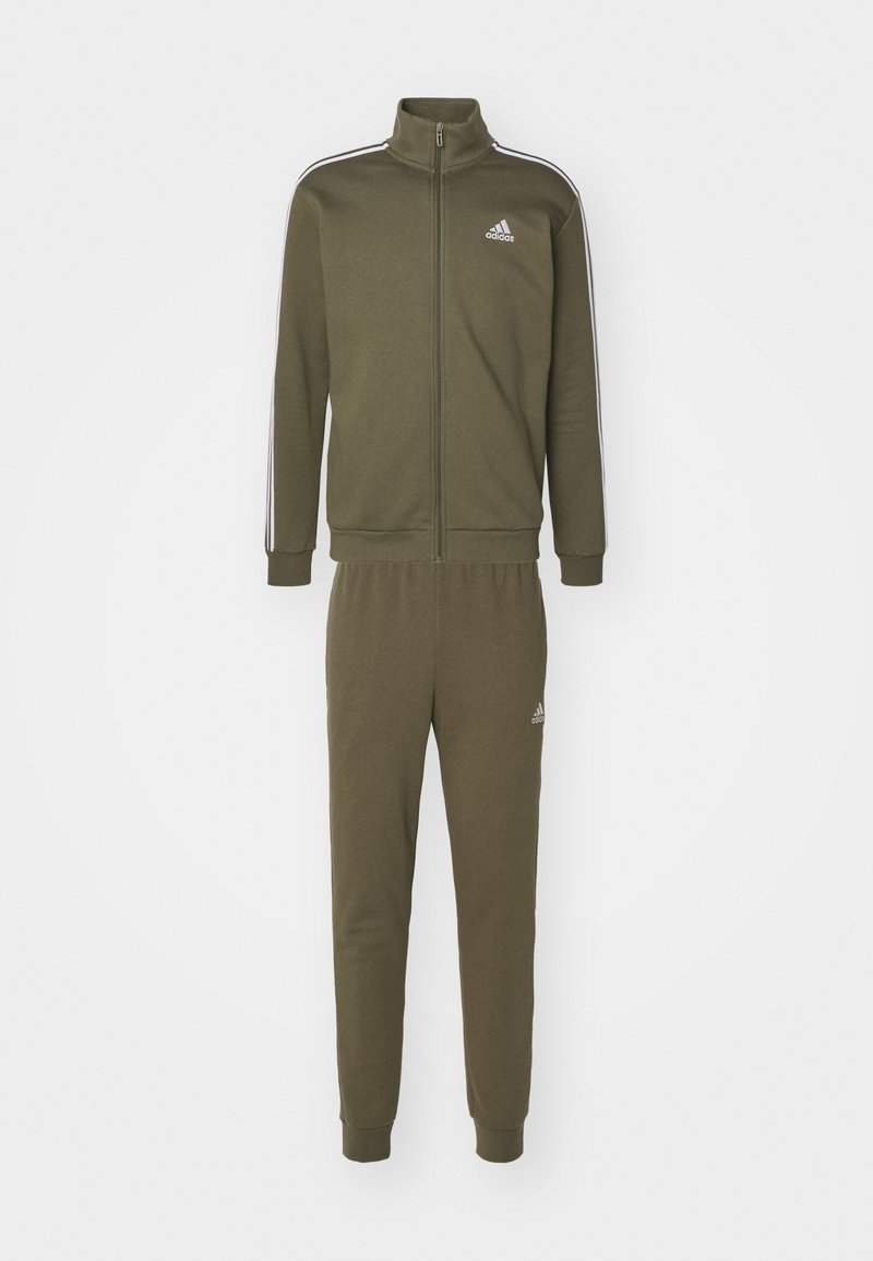 adidas Sportswear 3-STRIPE - Chándal - olive strata/verde oliva ...