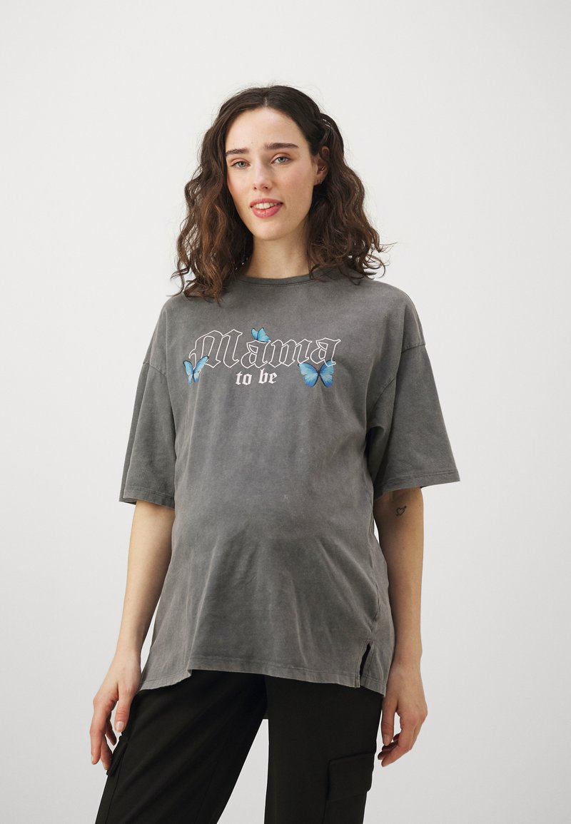 Even&Odd Maternity Triko s potiskem - black/černá - Zalando.cz