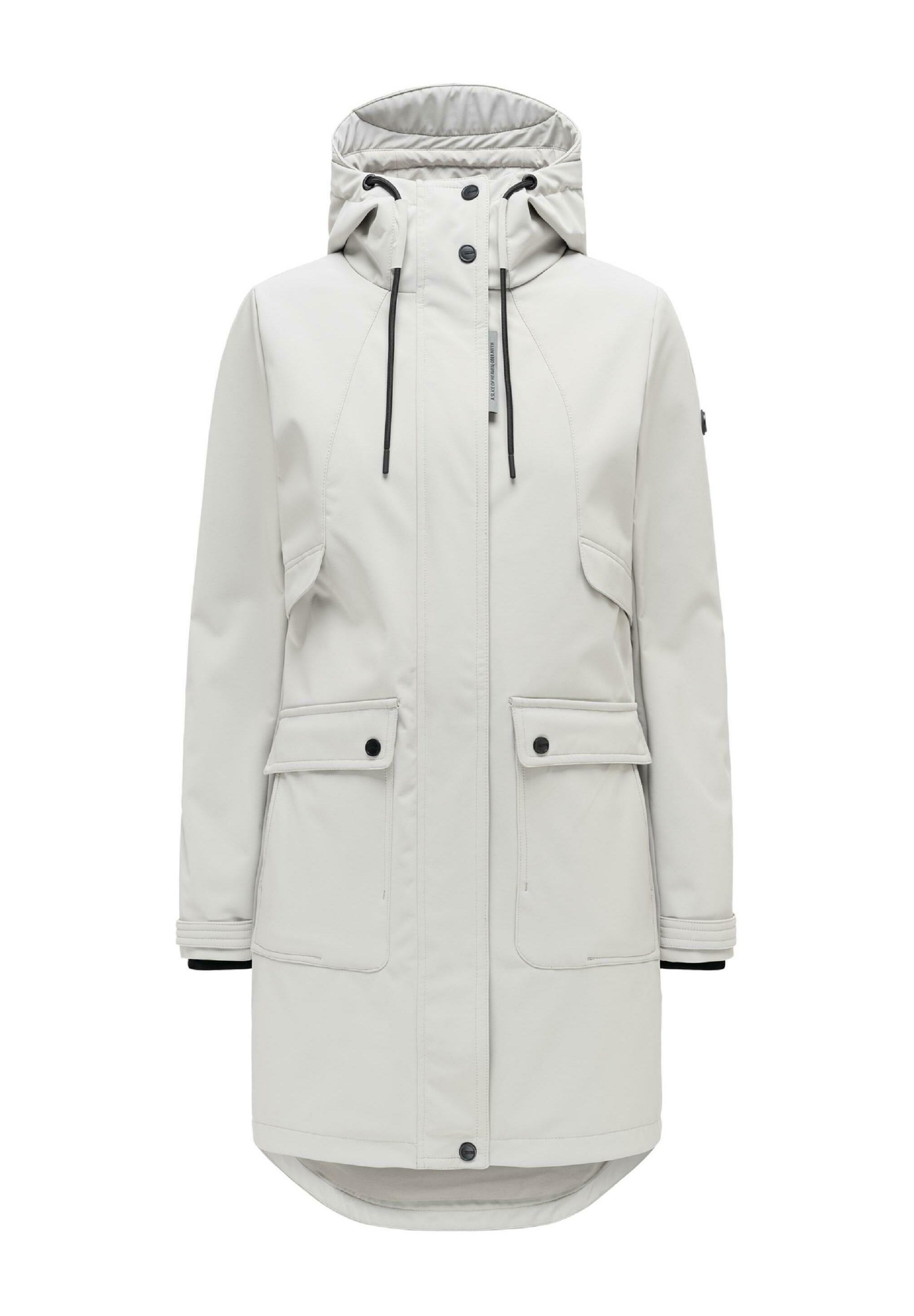 Navahoo MORGENNEBEL - Regenjacke / wasserabweisende Jacke - bone/weiß ...