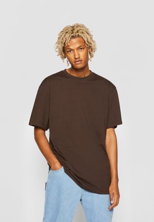 DEF HERREN - T-Shirt basic - dark brown/braun - Zalando.de