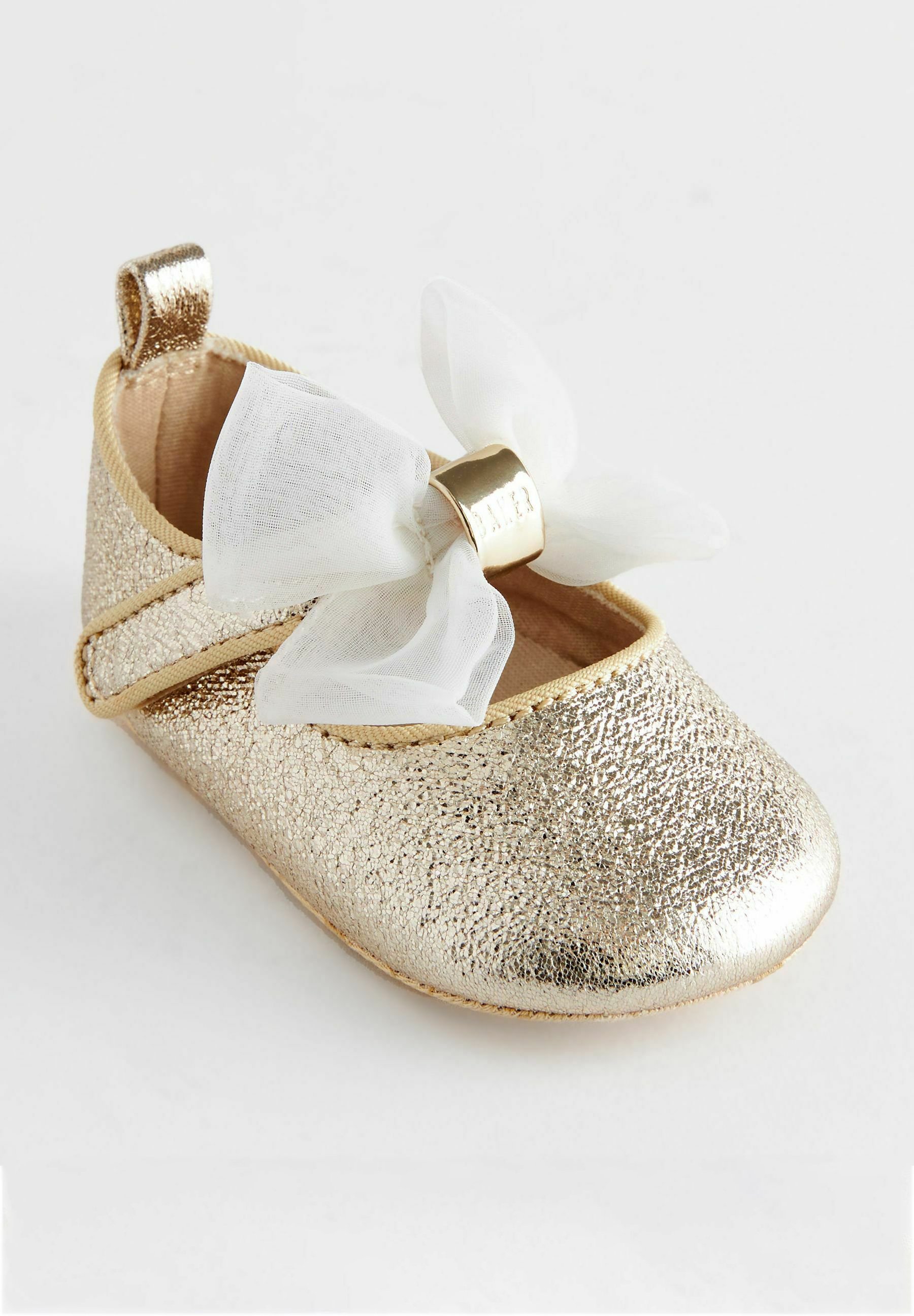 Baker by Ted Baker MARY JANE BOW PADDERS REGULAR FIT Babies gold dore ZALANDO.FR