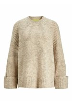 JJXX JXELLINORA CREW NECK - Pullover - cloud dancer/blanc - ZALANDO.FR
