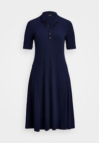 Lauren Ralph Lauren Woman LILLIANNA ELBOW SLEEVE DAY DRESS - Jerseykleid - refined navy ...