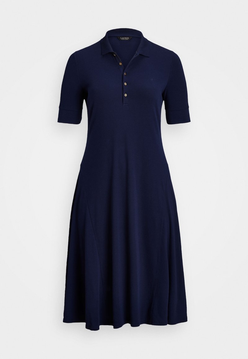 Lauren Ralph Lauren Woman LILLIANNA ELBOW SLEEVE DAY DRESS - Jersey dress - refined navy/dark ...
