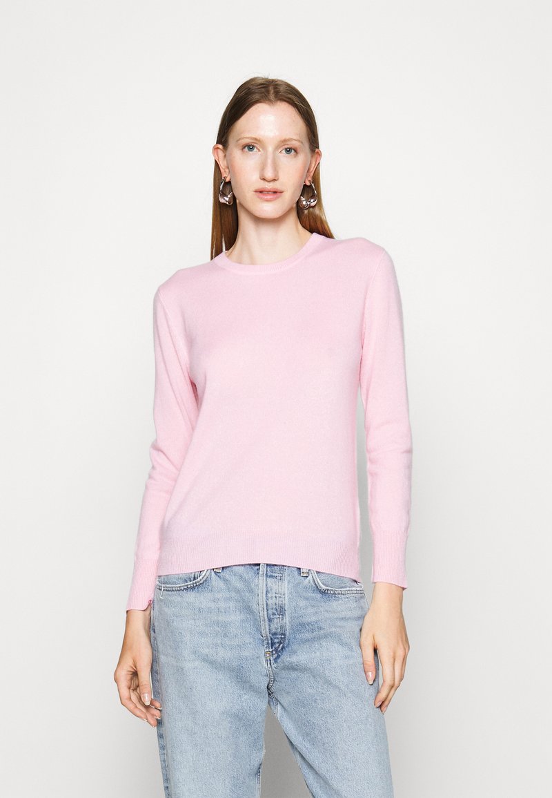 pure cashmere CLASSIC CREW NECK - Maglione - pink blush/fuxia - Zalando.it