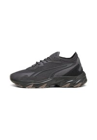 Puma INJECTOR ARID DESERT - Sneakers laag - dark coal black/grijs ...