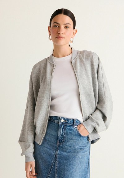 QS IM BOXY FIT - Sweater met rits - zartrosa/roze - Zalando.be