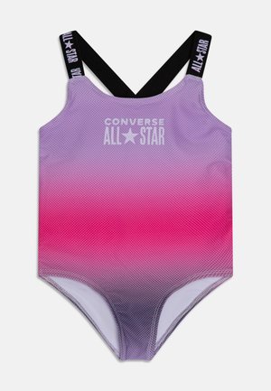 Puma SWIM GIRLS RACERBACK SWIMSUIT - Badedrakt - opera mauve/rosa ...