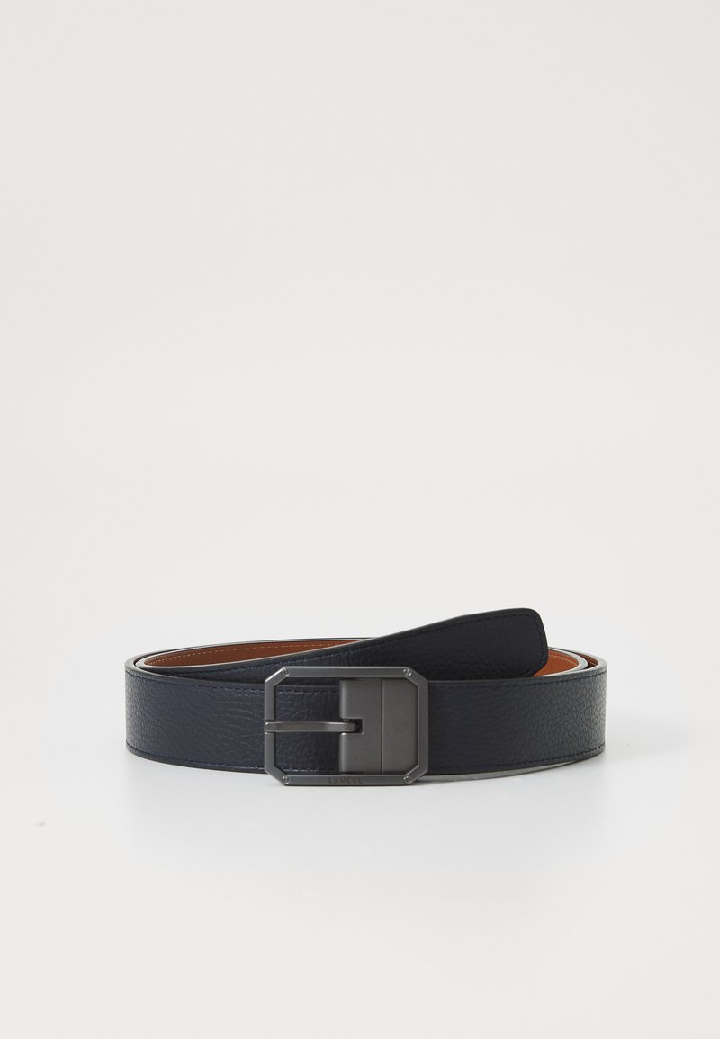 Lancel GABRIEL REVERSIBLE BELT - Klassiske belter - navy/cognac ...