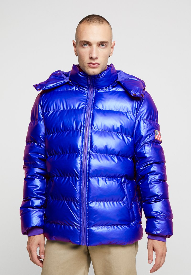 Mister Tee NASA INSIGNIA METALLIC PUFFER JACKET - Winter jacket - blue ...