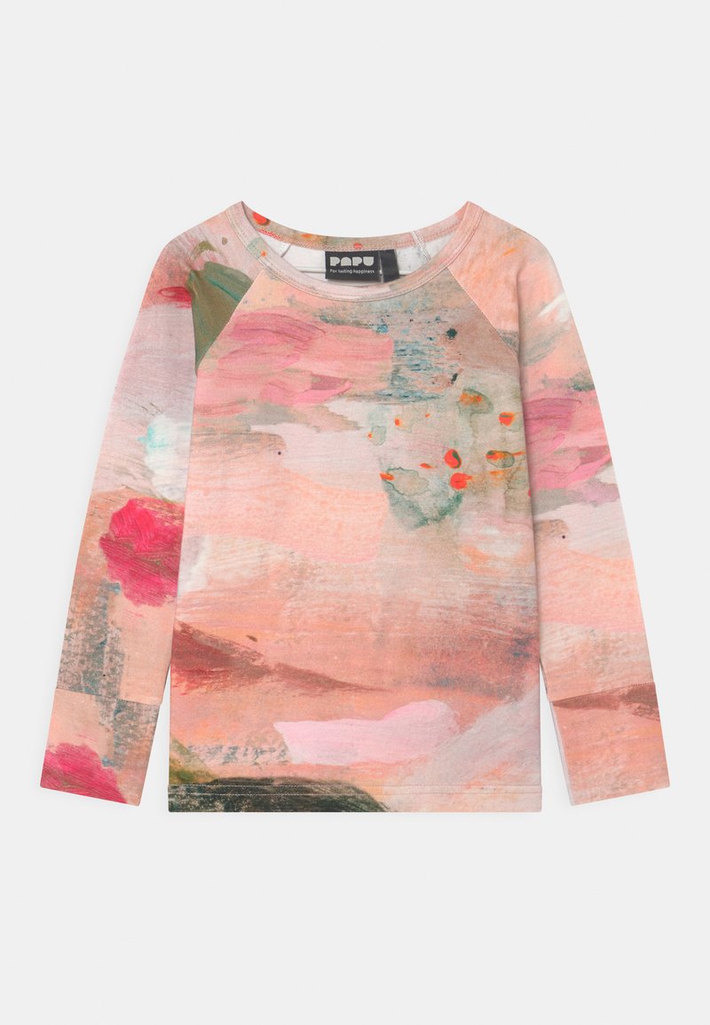 Papu Design FOLD LOVE UNISEX - Långärmad tröja - multicolor/ljusrosa ...