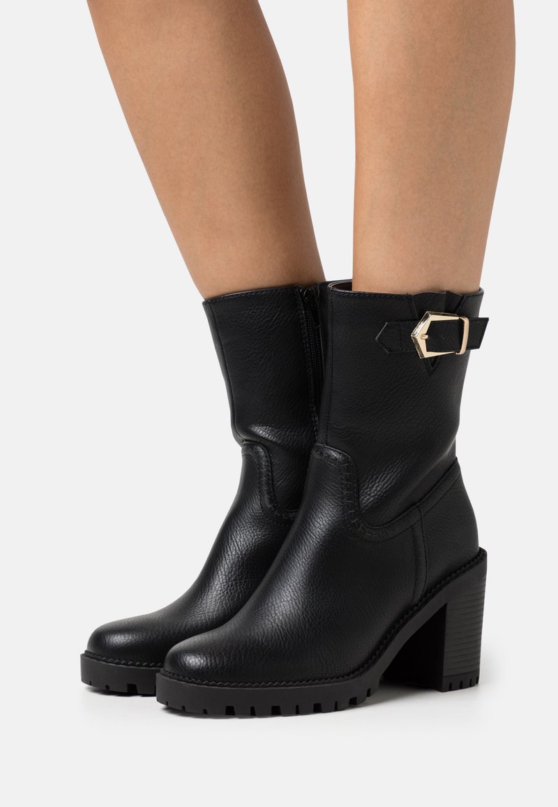 Anna Field Platform ankle boots - black - Zalando.co.uk