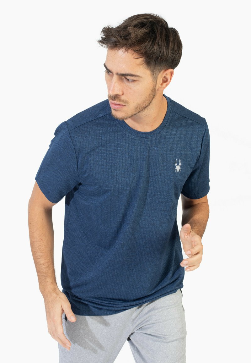 Spyder SHORT SLEEVE - Basic T-shirt - dark blue - Zalando