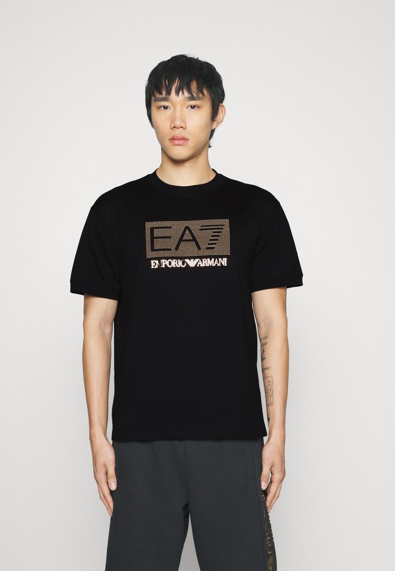 EA7 Emporio Armani Trükipildiga T-särk - black/must - Zalando.ee