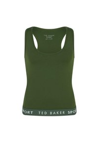 Ted Baker Sports ESSENTIALS TANK - Top - black forest/dunkelgrün ...