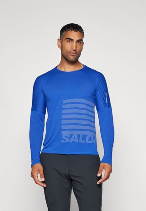 Newline PACE LS SEAMLESS - Langærmet T-shirt - dark slate/blågrå ...