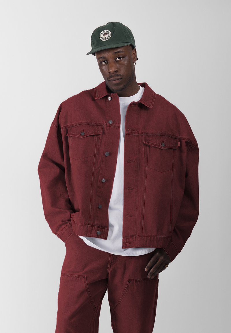 BLKVIS ATELIÉR JACKET UNISEX - Denim jacket - red ochre/red - Zalando