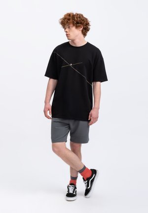 KAFT ANIROLA - OVERSIZE - T-shirt print - asphalt/antraciet - Zalando.nl